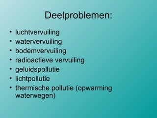 Milieuproblemen | PPT