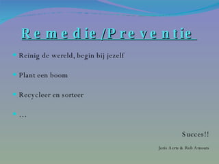 Milieuvervuiling | PPT