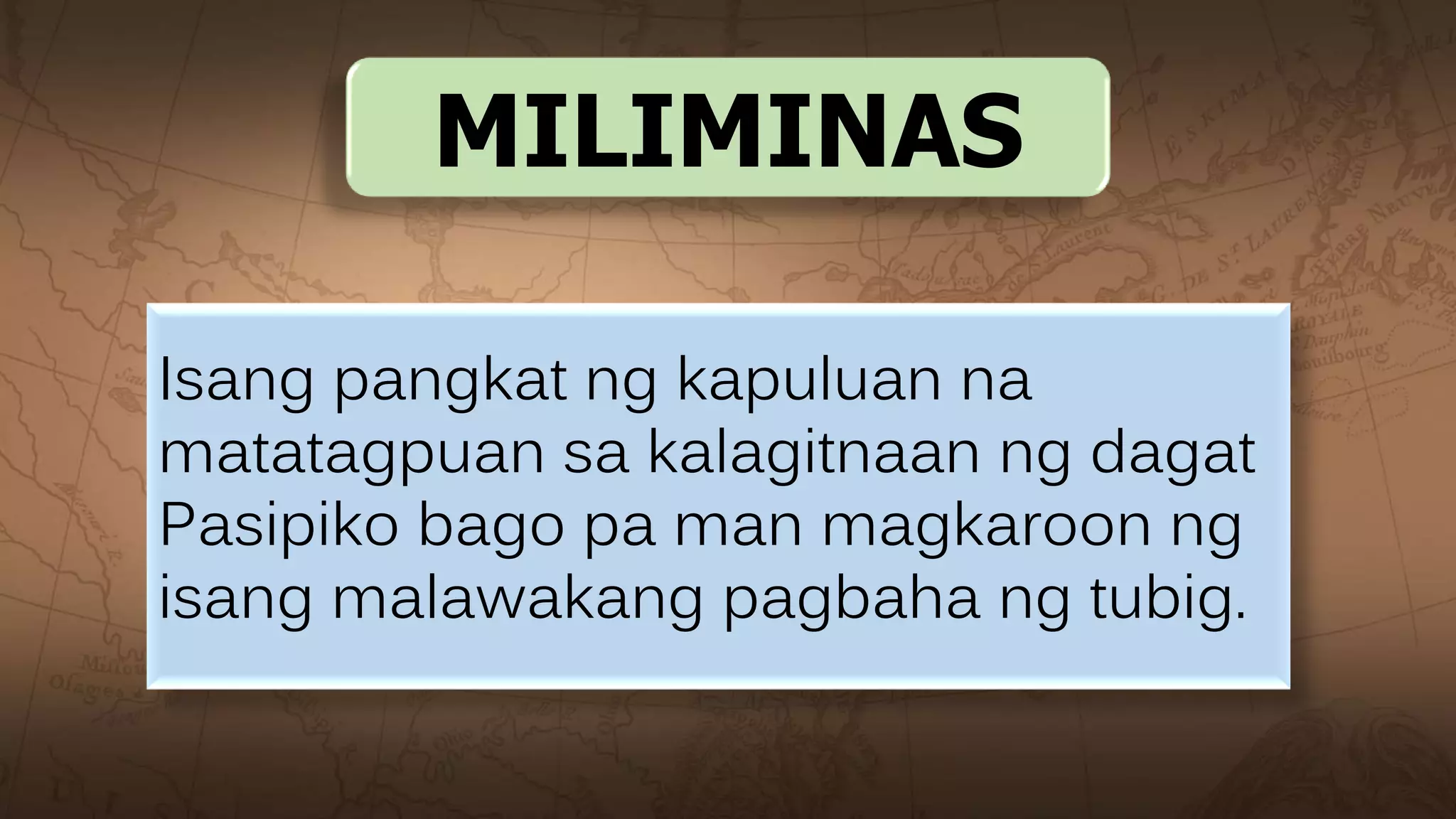 Miliminas: Taong 0069 | PPTX