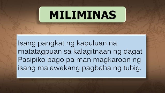 Miliminas: Taong 0069 | PPTX