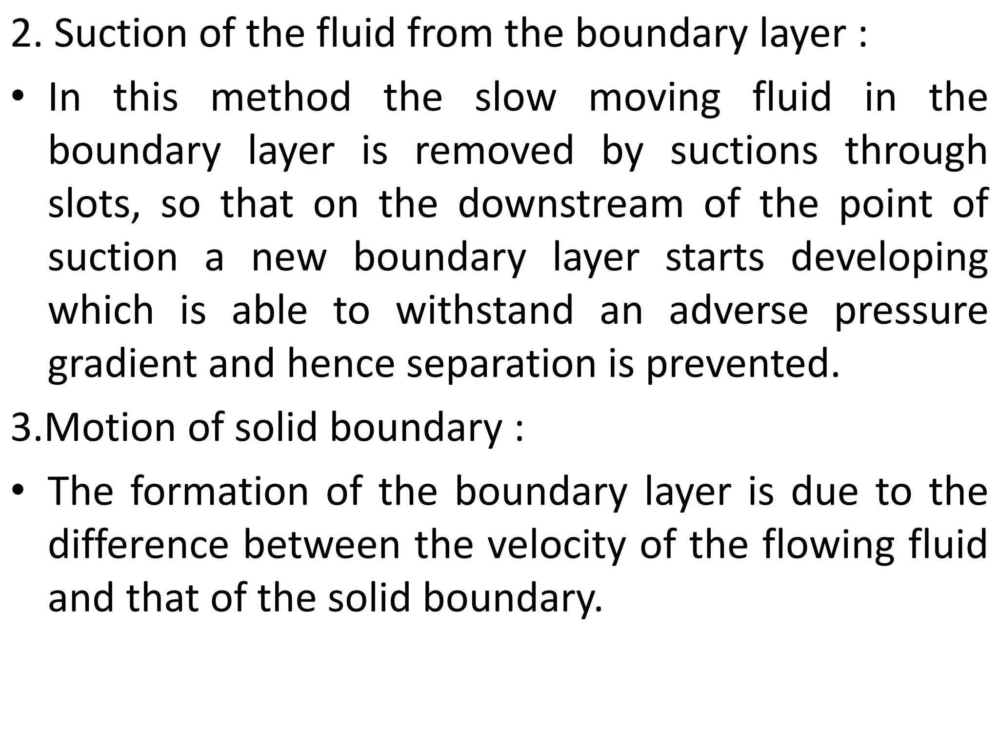 Separation Of Boundary Layer Pptx Physics Science