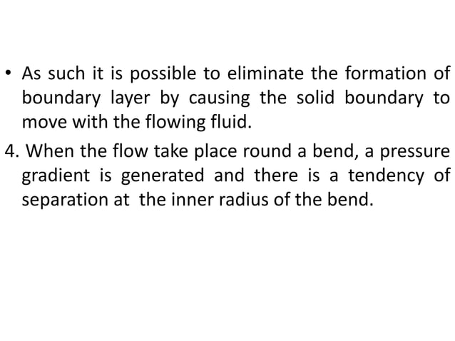 Separation of boundary layer | PPTX | Physics | Science