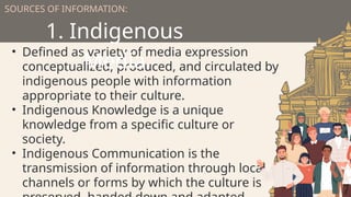 Media & Information Literacy Indigenous Media and Other Sources of ...