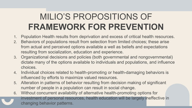 Milio's Framework for Prevention.pptx
