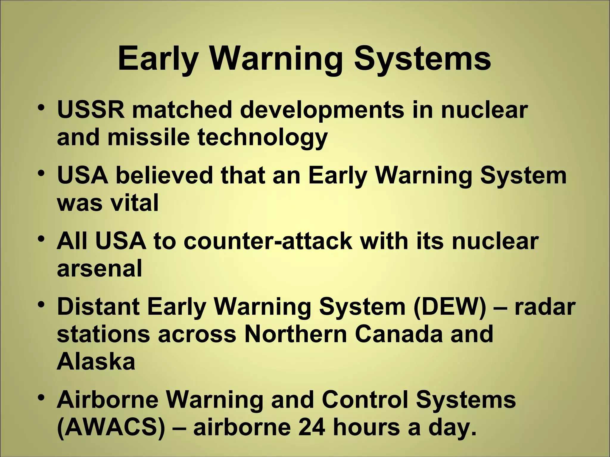 Military Technology and the Military Industrial Complex | PPT