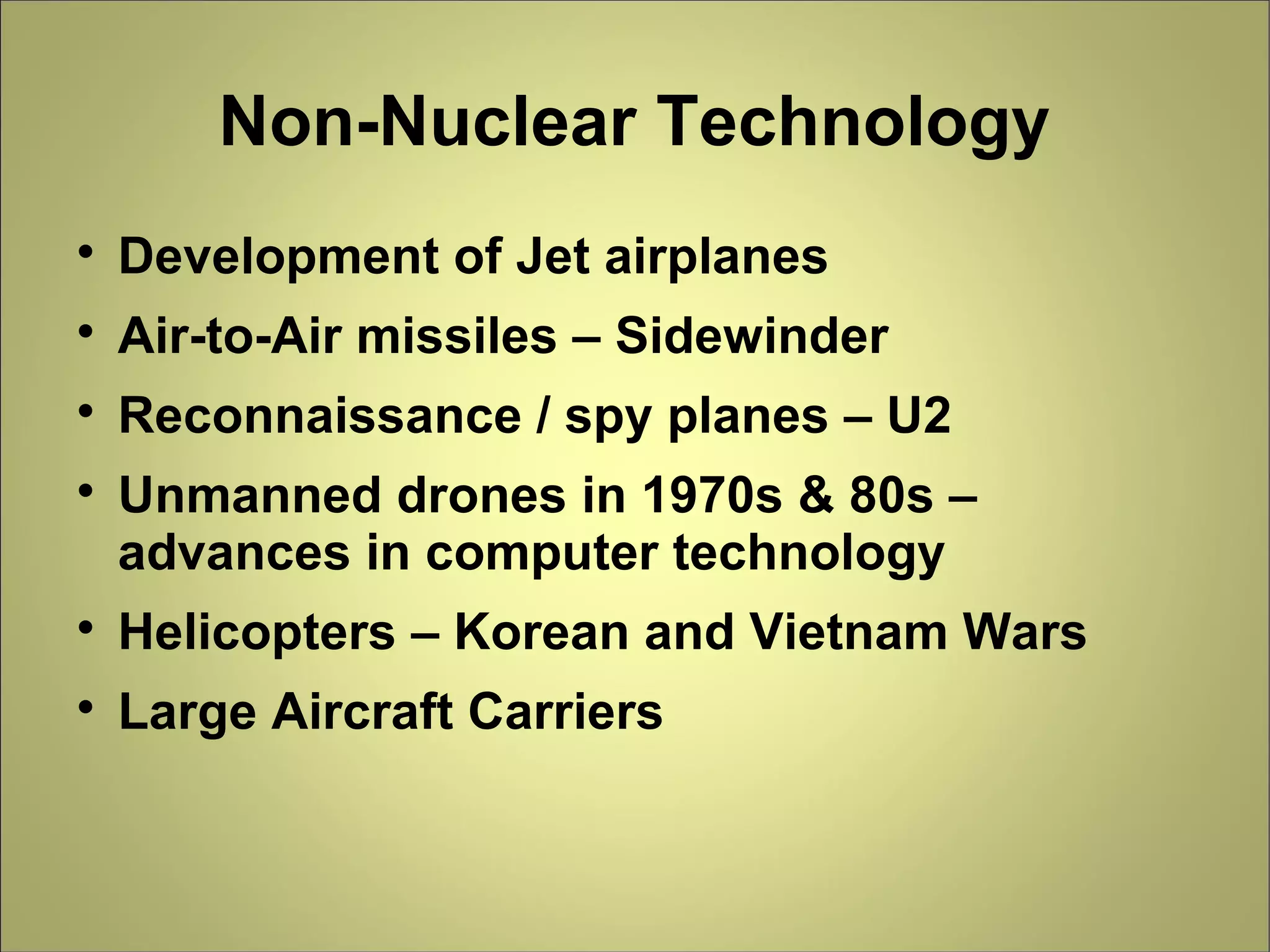 Military Technology and the Military Industrial Complex | PPT