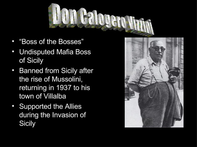 Military and Mafia | PPT