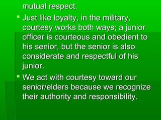 Military courtesy-and-discipline | PPT
