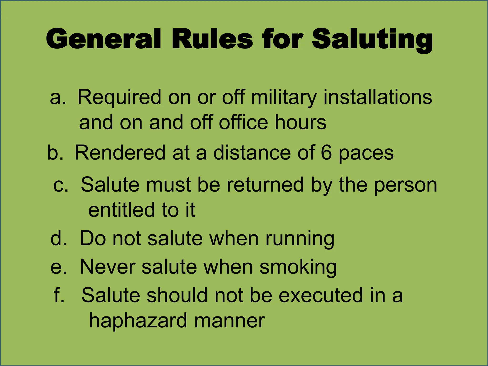 MILITARY-COURTESY-DISCIPLINE (ROTC UNIT) | PDF