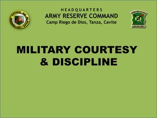 MILITARY-COURTESY-DISCIPLINE (ROTC UNIT) | PDF