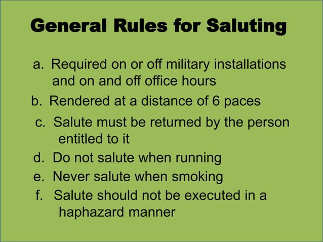 MILITARY-COURTESY-DISCIPLINE (ROTC UNIT) | PDF | Family and Relationships