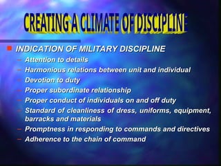 Military-Courtesy-Discipline.pptreportingrotceducation | PPT