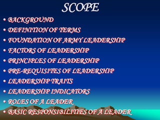 Military-leadership.-ROTC,. PPT., College | PPTX