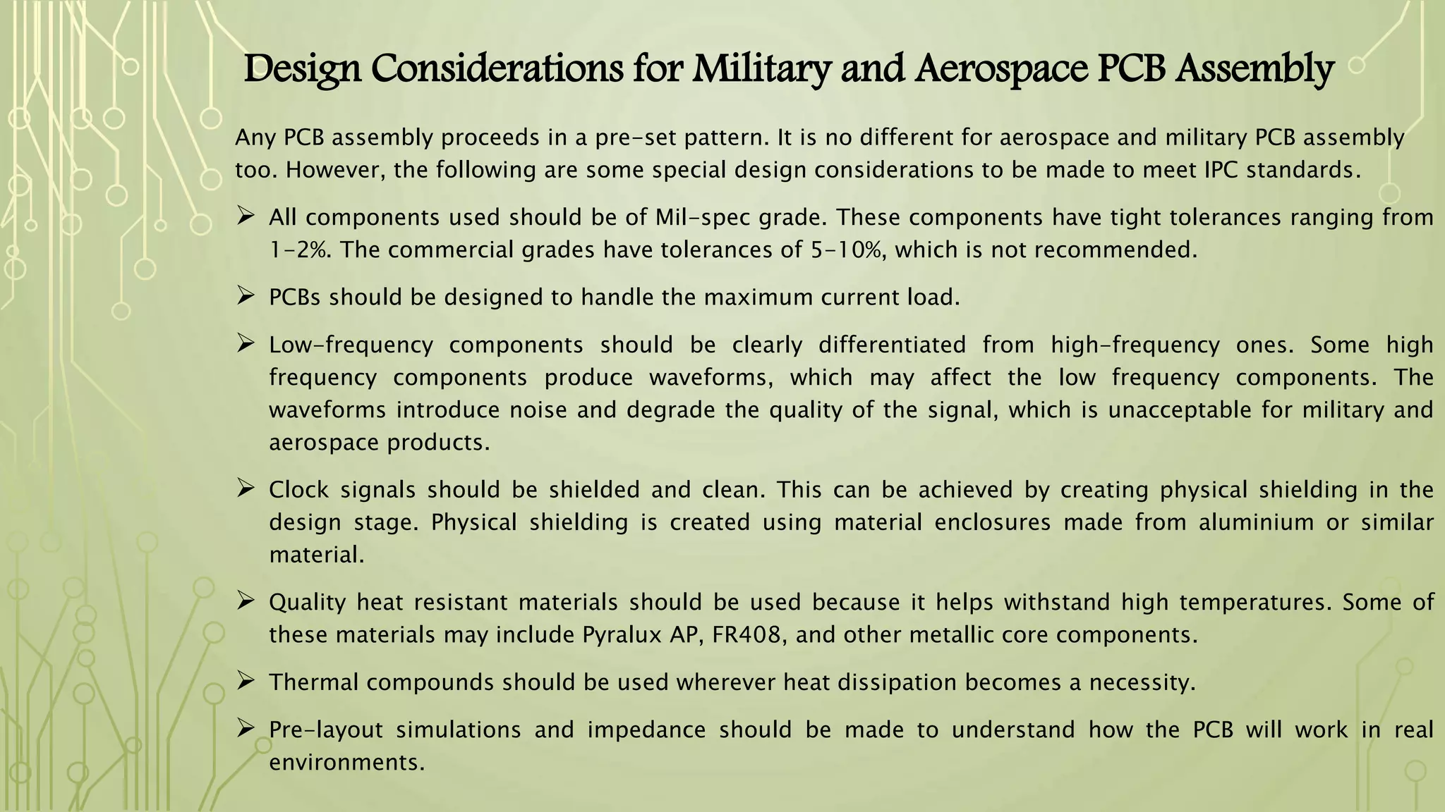 Military and aerospace pcb assembly | PPTX | Defense Industry | Industries