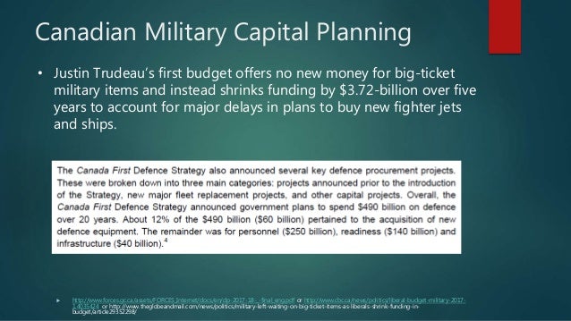 Canada| Defense and Military Spending | PPTX