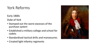 British Military and naval Reforms | PPTX
