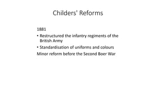 British Military and naval Reforms | PPTX