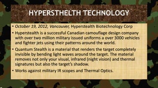 Military Applications of Nanotechnology | PPTX