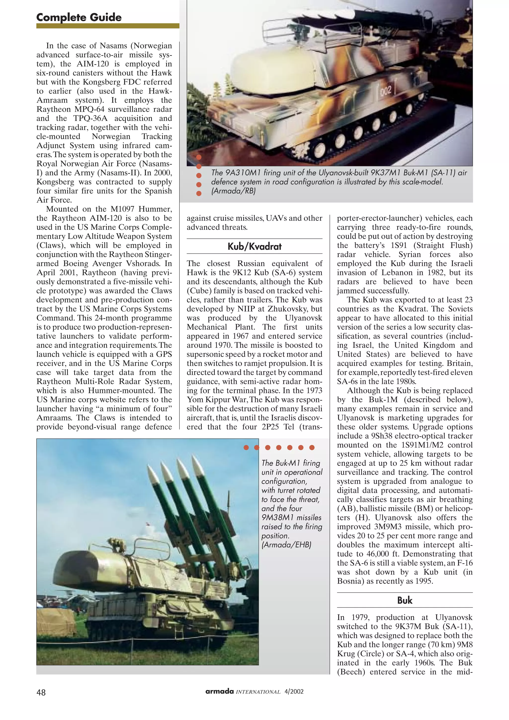 [Military] [article] [armada international] land based air defence | PDF