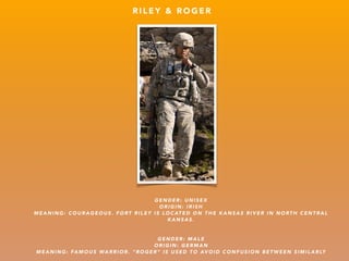 Military Inspired Baby Names | PDF