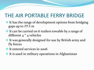 Military bridges | PPTX
