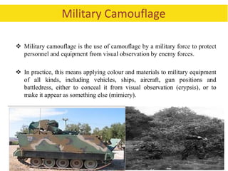 Military camouflage colours | PPTX