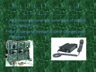 Military Communications Powerpoint Presentation | PPT