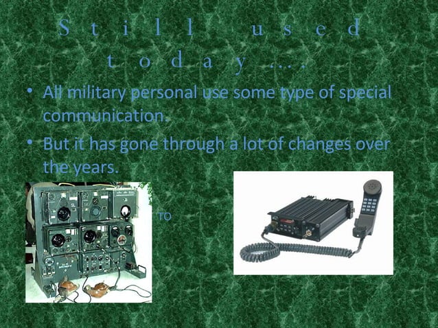 Military Communications Powerpoint Presentation | PPT