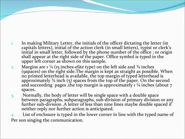 Military correspondence | PPT
