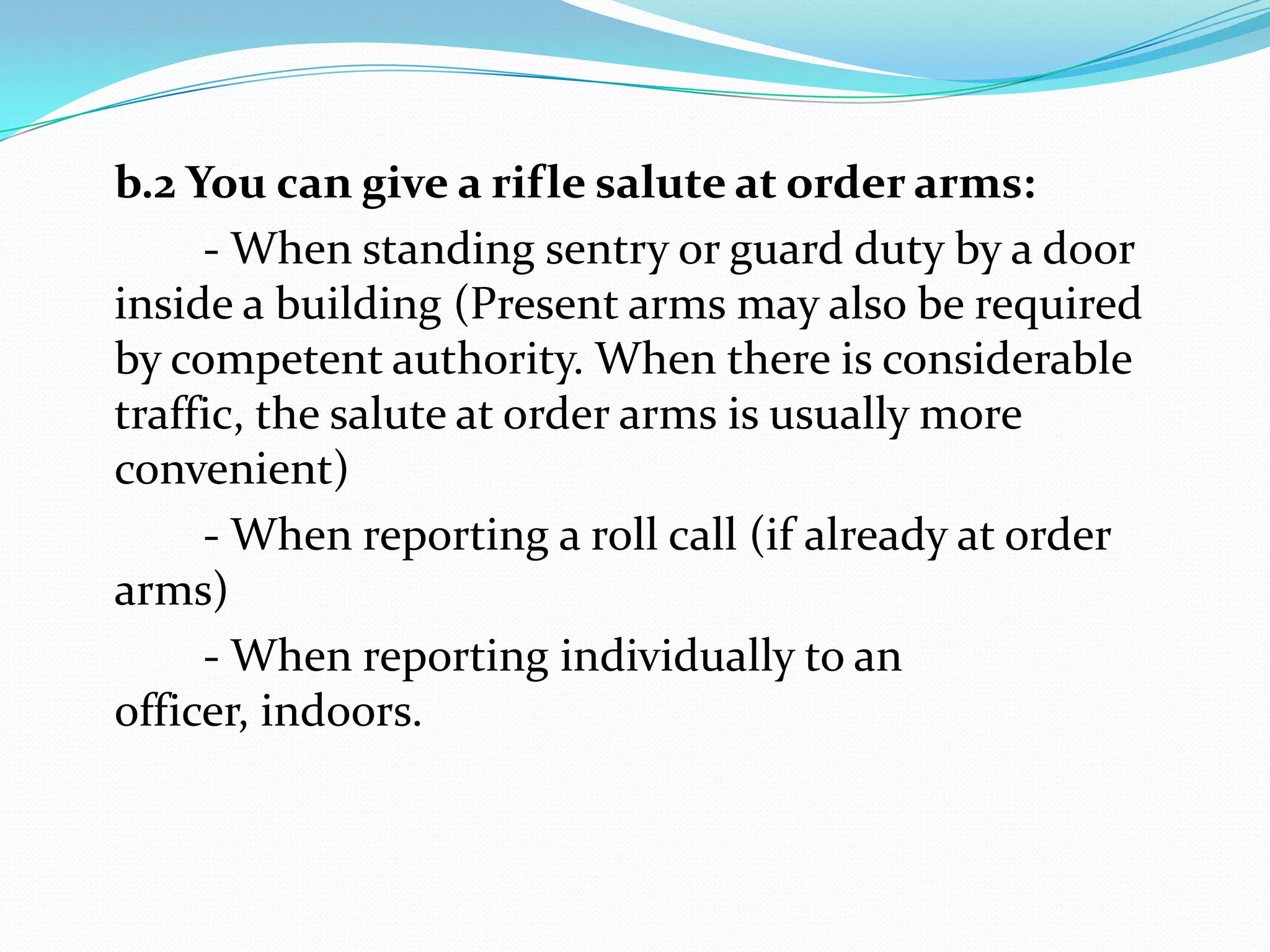 Military courtesy and discipline | PPTX