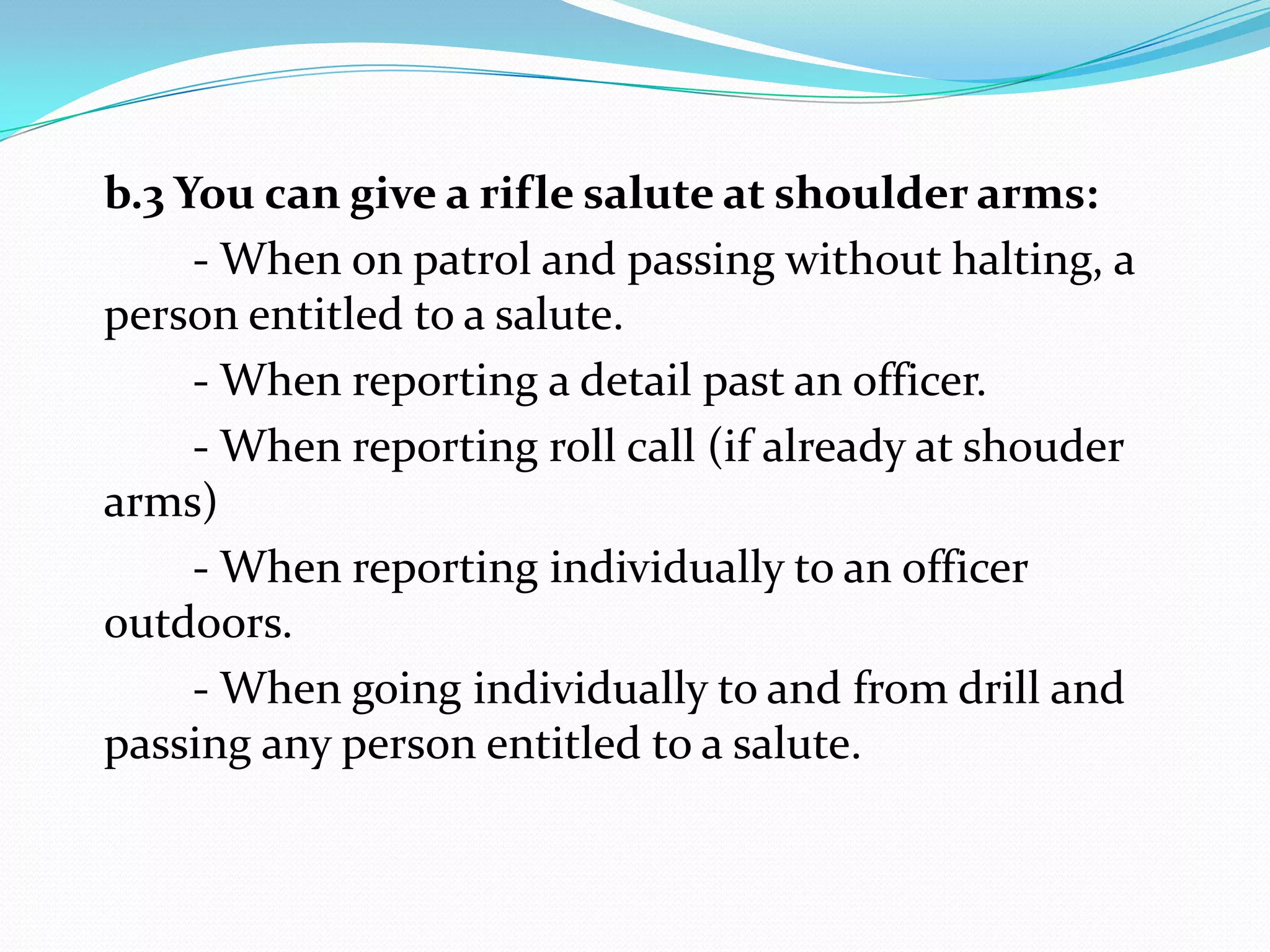 Military courtesy and discipline | PPTX