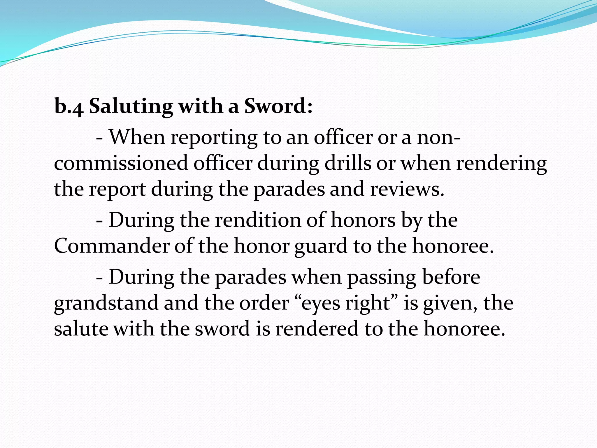 Military courtesy and discipline | PPTX