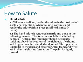 Military courtesy and discipline | PPTX