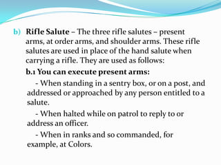 Military courtesy and discipline | PPTX