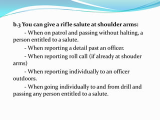 Military courtesy and discipline | PPTX