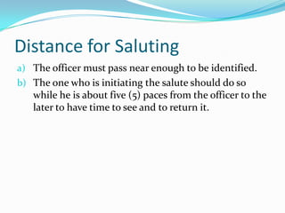 Military courtesy and discipline | PPTX