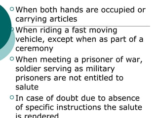 Military courtesy and discipline | PPT