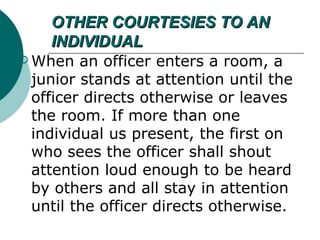 Military courtesy and discipline | PPT