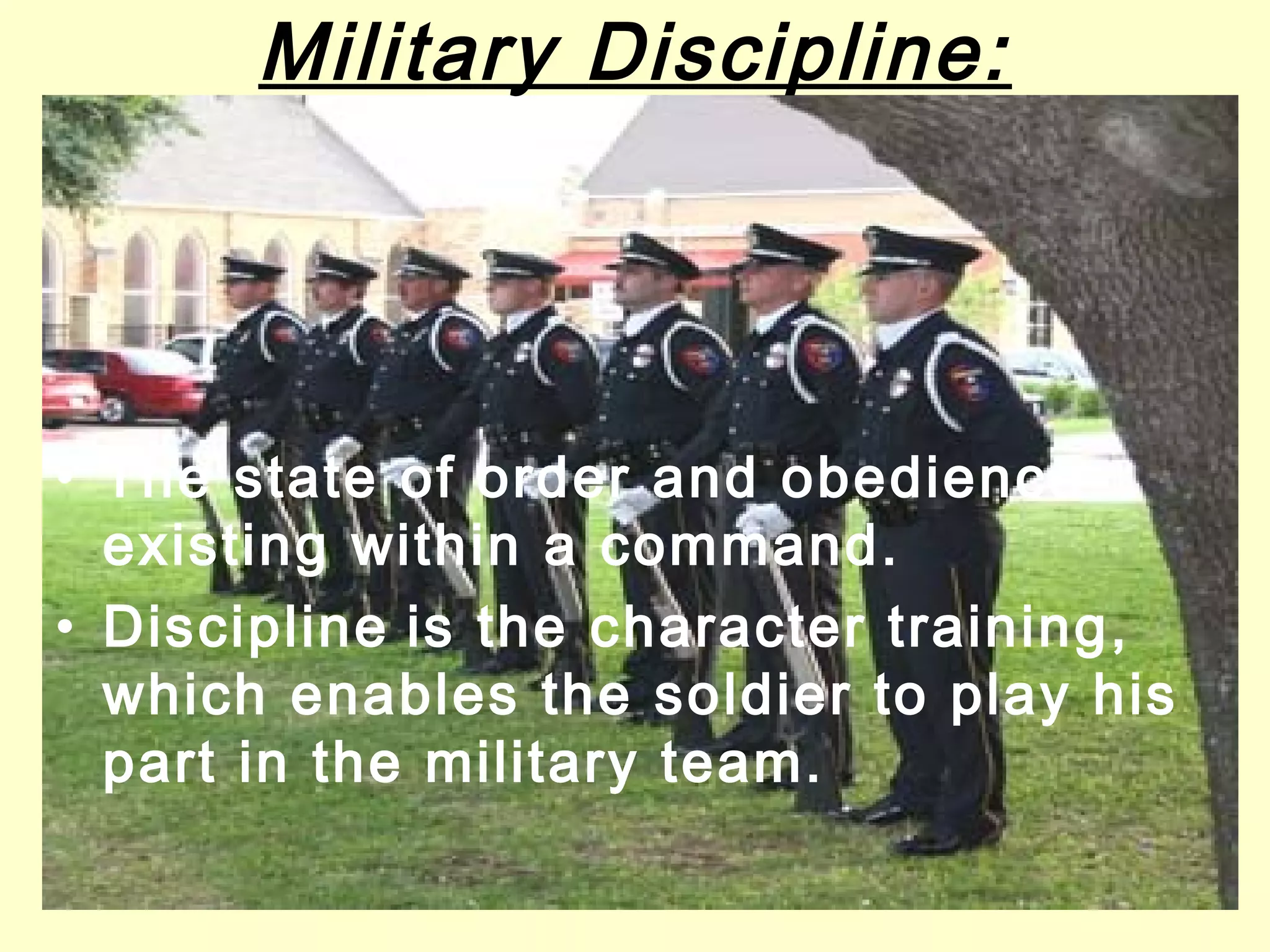 Military courtesy and discipline ii | PPT