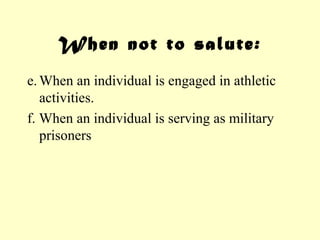 Military courtesy and discipline ii | PPT