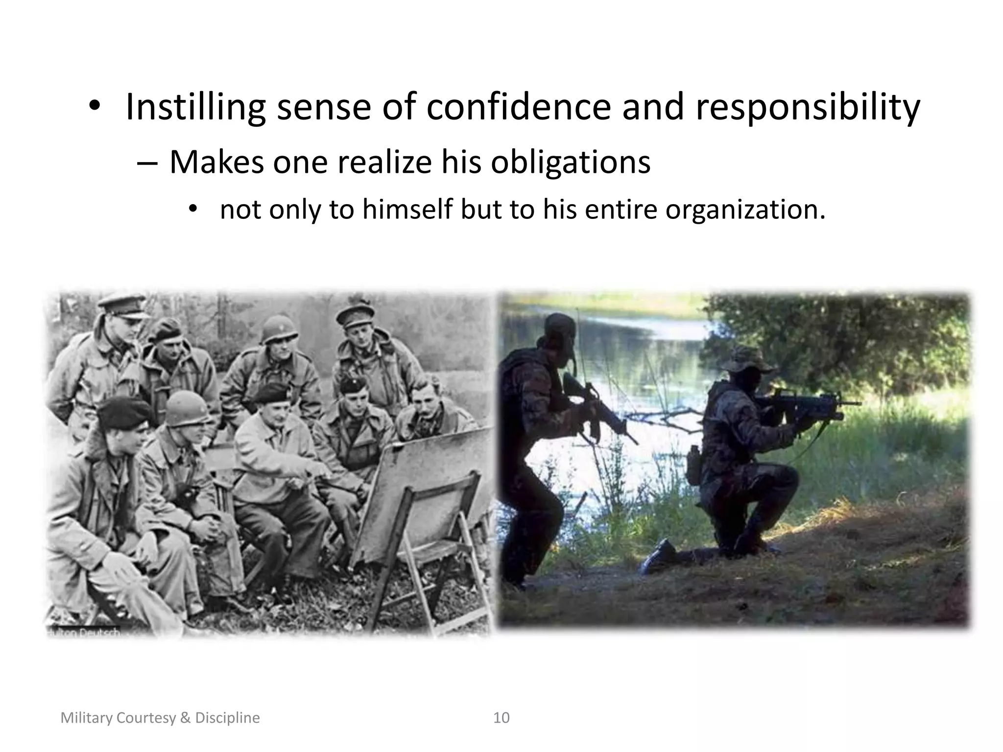 Military Courtesy and Discipline | PPT