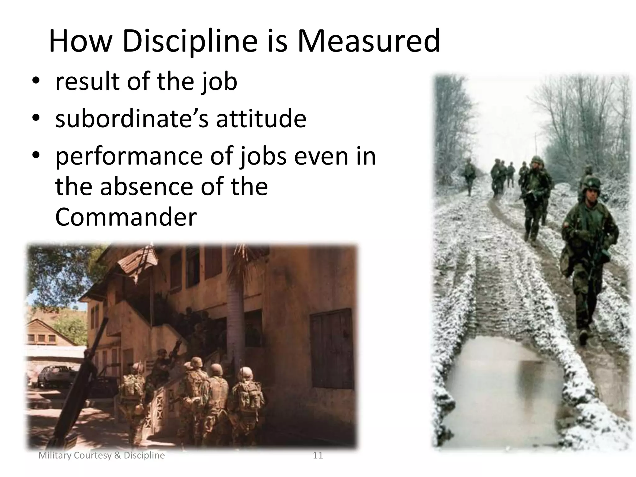Military Courtesy and Discipline | PPT