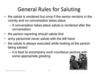 Military Courtesy and Discipline | PPT