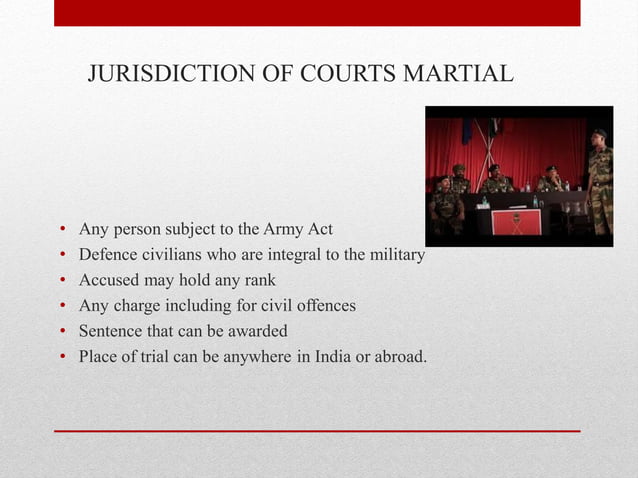 Military Court System Indian Army | PDF | Defense Industry | Industries