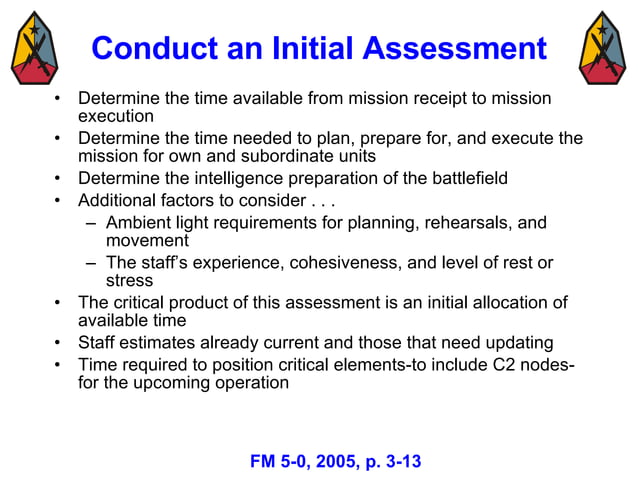 Military Decision Making Process (Mar 08) 1 | PPT