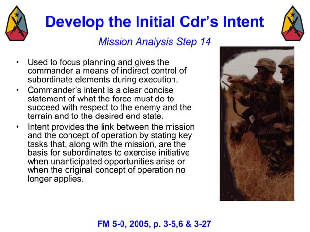 Military Decision Making Process (Mar 08) 3 | PPT | Death, Injury, or ...