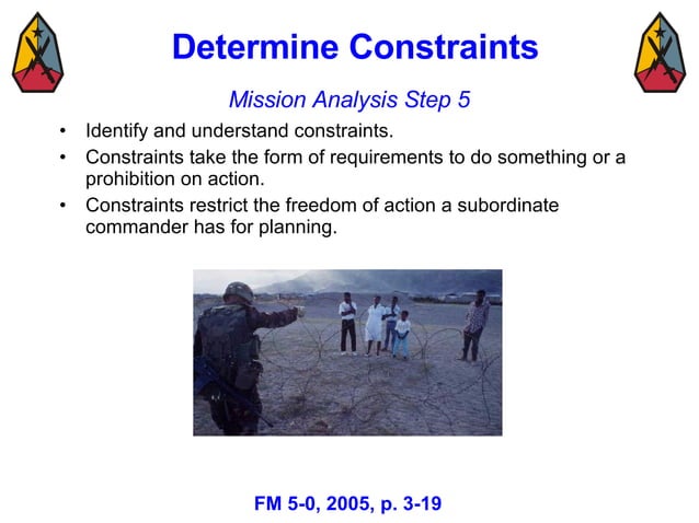Military Decision Making Process (Mar 08) 3 | PPT | Death, Injury, or ...