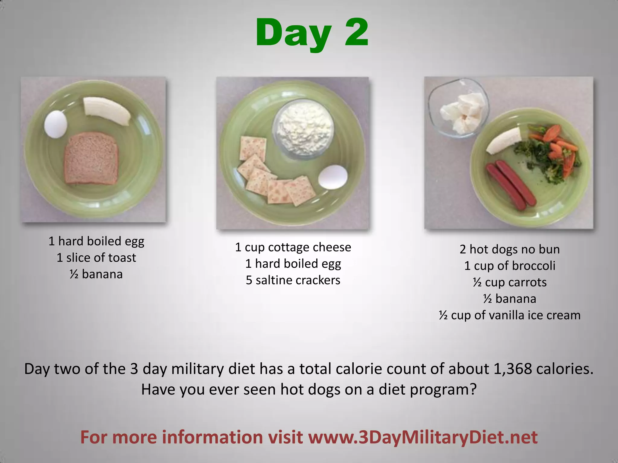 How to use the 3 day military diet | PPT