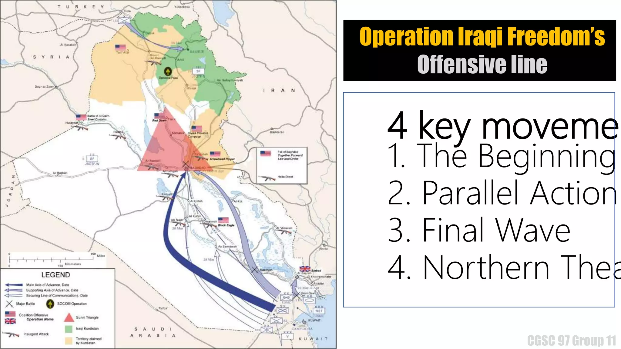 Military history : Operation Iraqi Freedom | PPTX | Defense Industry ...