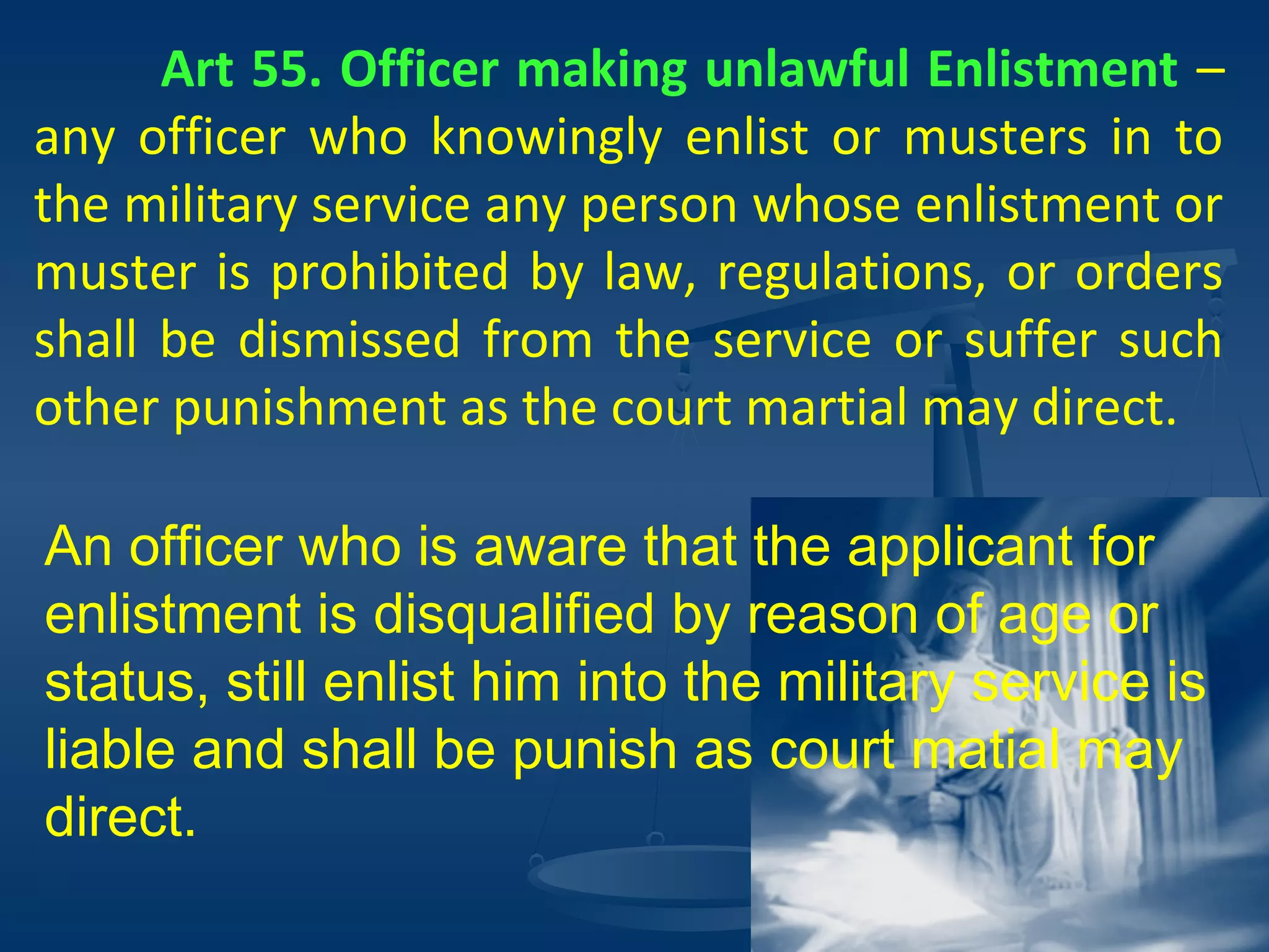 Military Justice SYSTEM | PPT